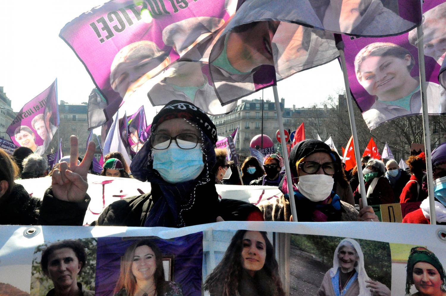 France | Feminist strike and protest, Paris, France (March 8, 2021 ...