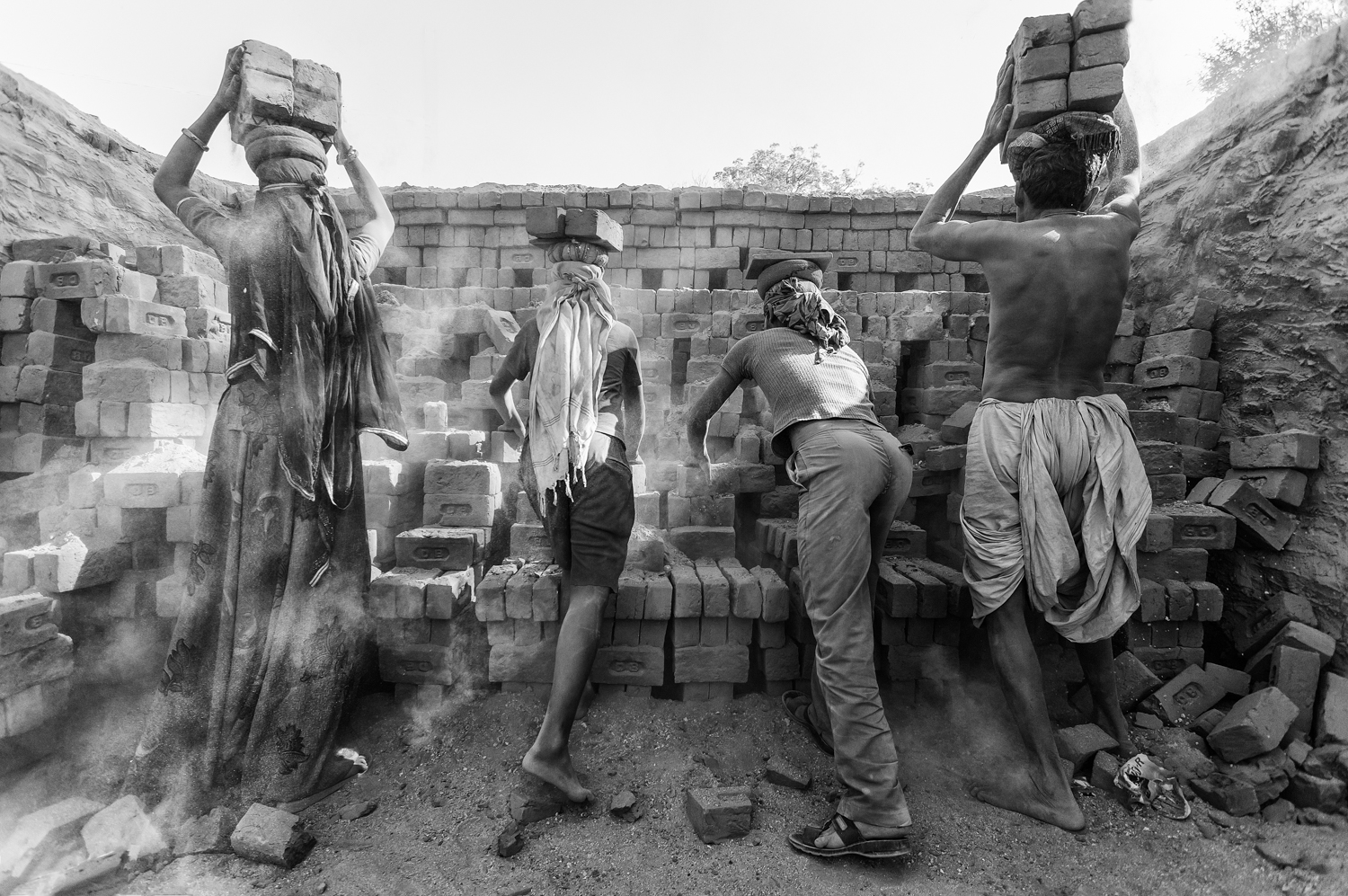 India | Bricks of Labour | Bharat Patel | SocialDocumentary.net